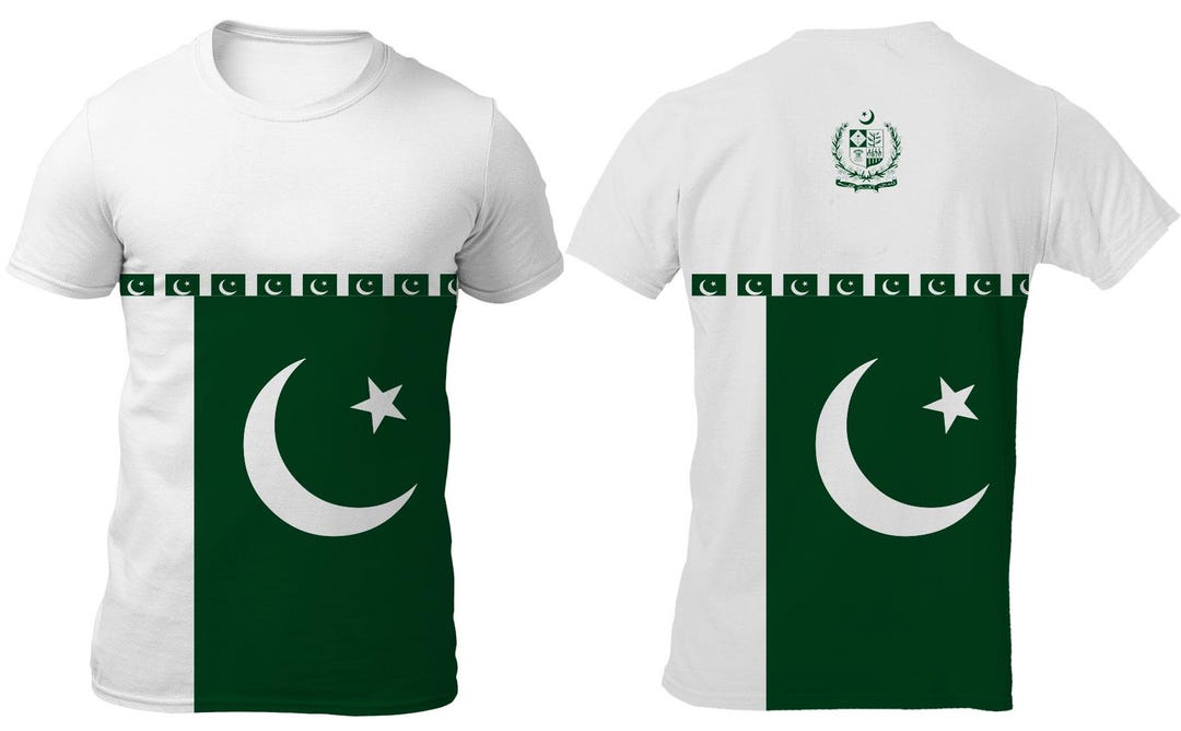 Pakistan Flag T-shirt / Pakistan Shirt, Handmade Graphic Design Tee ...