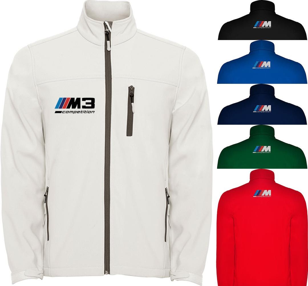 Motorsport Softshell Jacket / for BMW M3 Competition Tuning Auto Fans ...