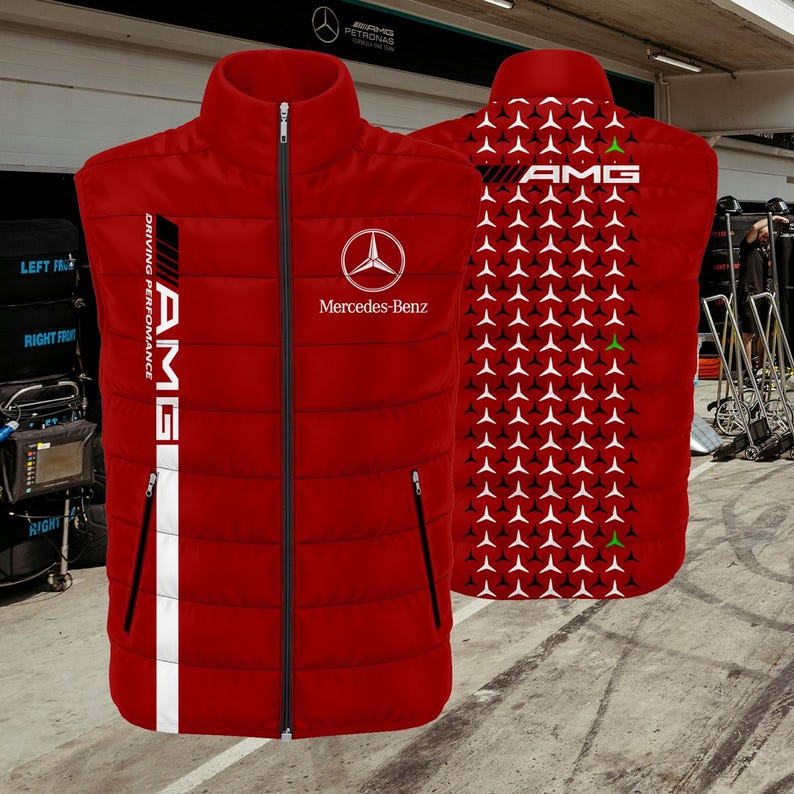 Motorsport Jacket Sleeveless / Gift Ideas for Mercedes Benz AMG Fans ...