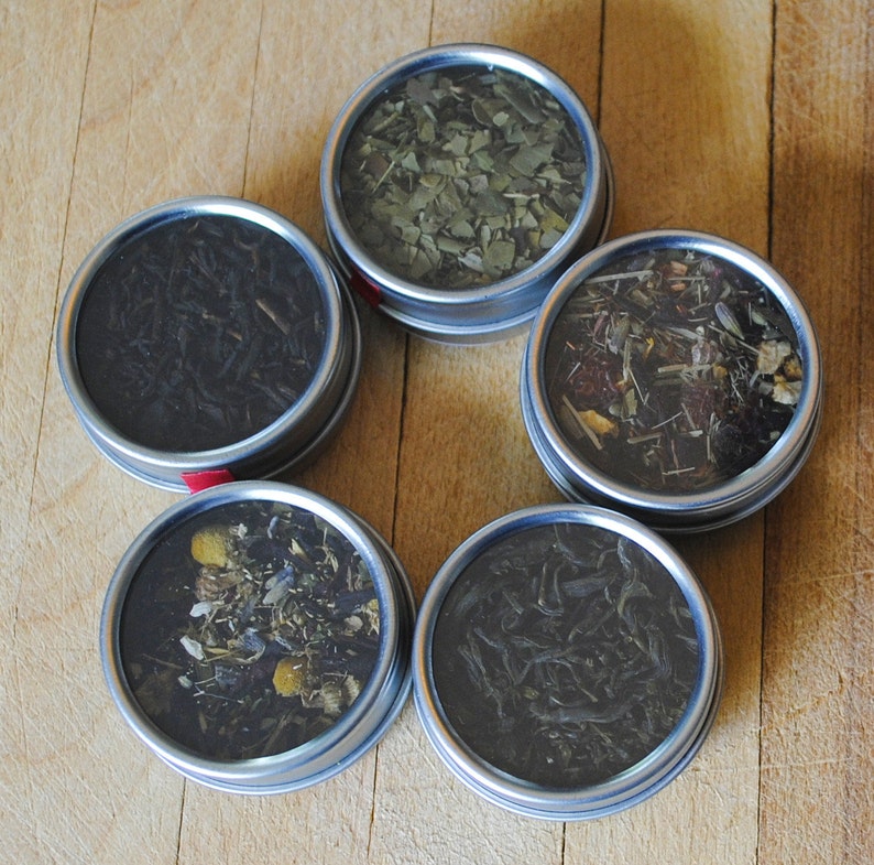 Tea / Sample / Tin / Tea Set / Tea Tin / Organic Tea / Tea Kit ...