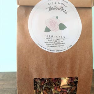 White Rose Tea / Light Tea / Loose Leaf Tea / Tea Bag / Tea / Beverage ...