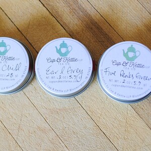 Tea / Sample / Tin / Tea Set / Tea Tin / Organic Tea / Tea Kit ...