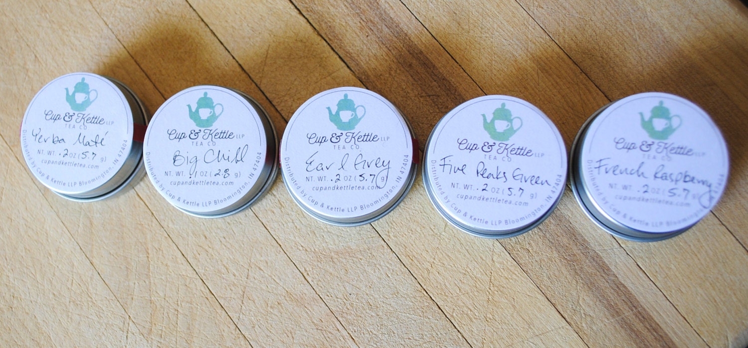 Tea / Sample / Tin / Tea Set / Tea Tin / Organic Tea / Tea Kit ...