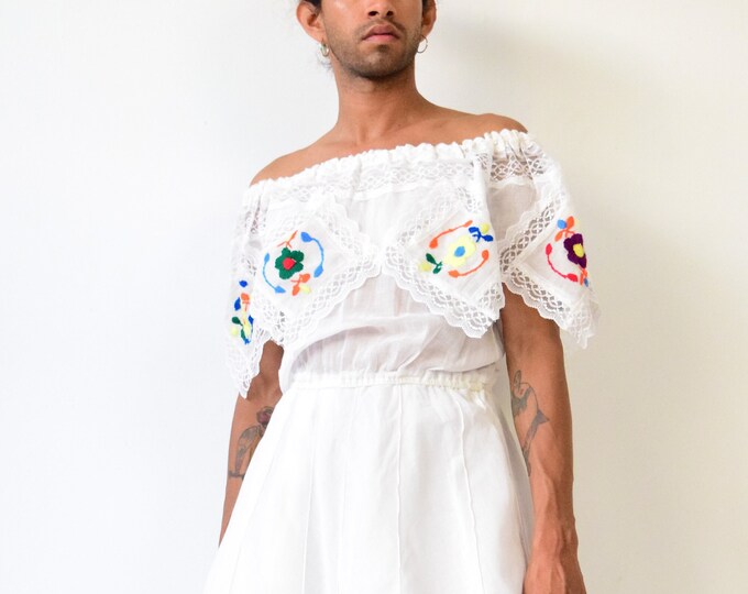 Vintage Mexican Lace Dress. - Etsy