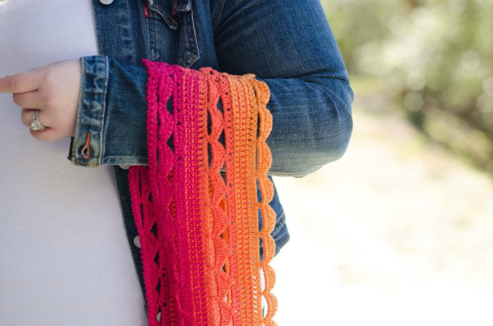 Crochet Scarf Pattern | Crochet Cowl | Ombre | Summer Scarf | Spring ...