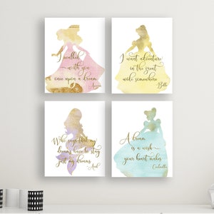 Princess, Princess Wall Art, Princess Nursery, Baby Shower, Princess ...