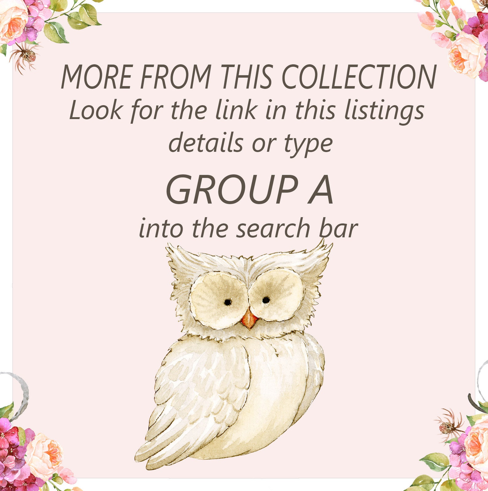 Owl Fingerprint Custom Baby Shower Nursery Decor Baby - Etsy Canada