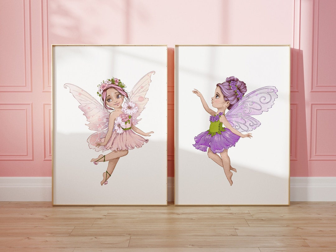 Printable Art for Girls Room | Fairy Nursery Printable | Digital Prints ...