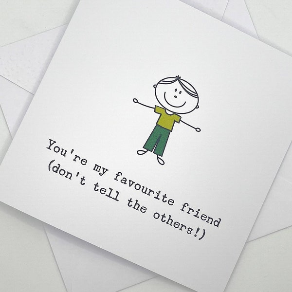 Special Male Friend Birthday Card - Etsy