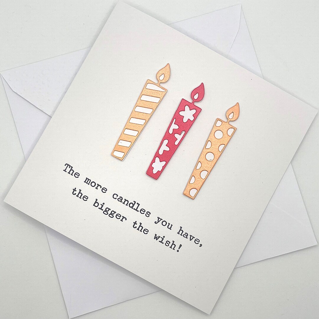 Handmade Birthday Card With Candles. the More Candles You Have, the ...