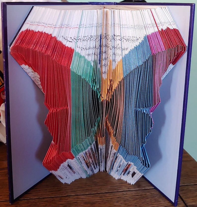 BUTTERFLY. Book Folding Pattern. DIY Gift for Book Art. - Etsy