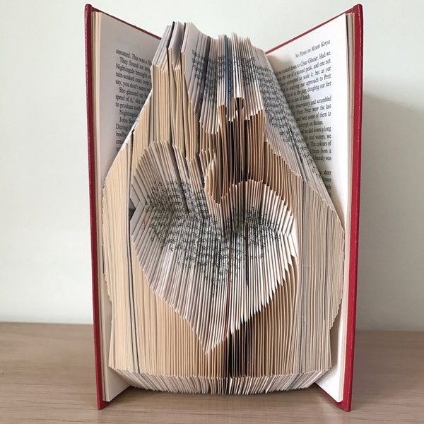 Folded Book Art - Etsy