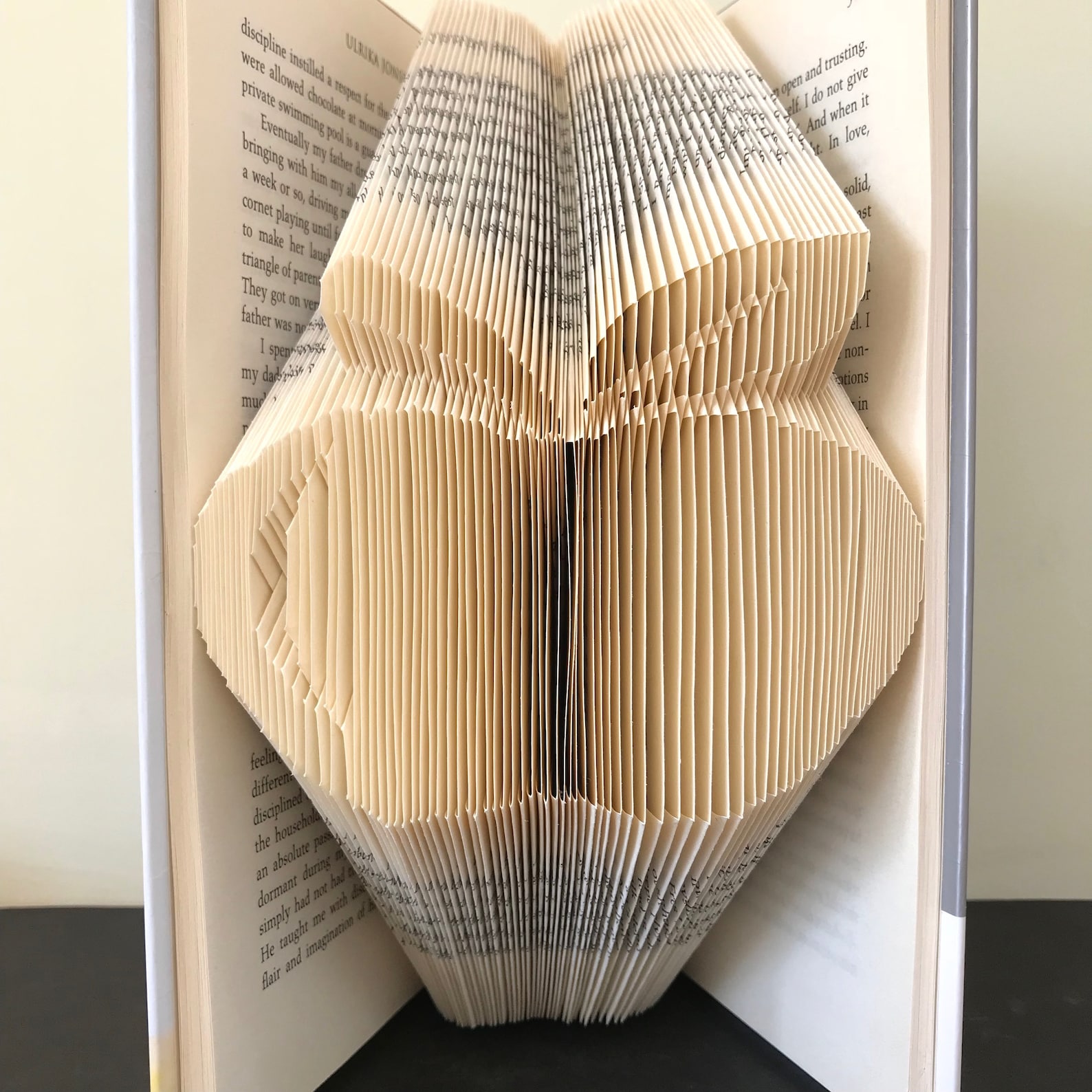 Apple. Book Folding Pattern. DIY Gift for Folded Book Art. | Etsy
