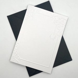 Spider Cards. Set of 6 Embossed Spider Note Cards. Spider Stationery ...