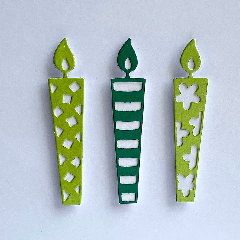 Handmade Birthday Card With Candles. the More Candles You - Etsy