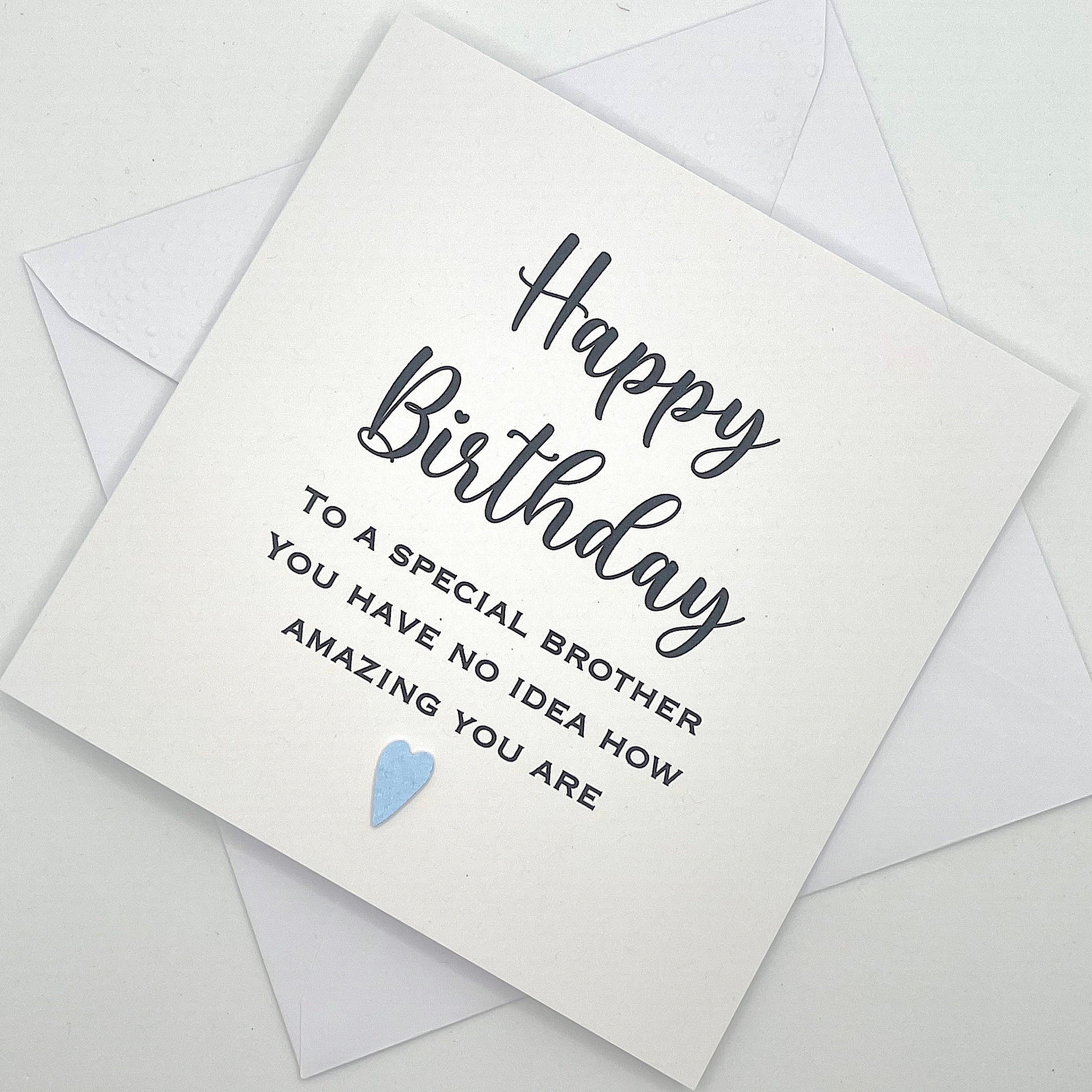 Handmade birthday cards for brother store