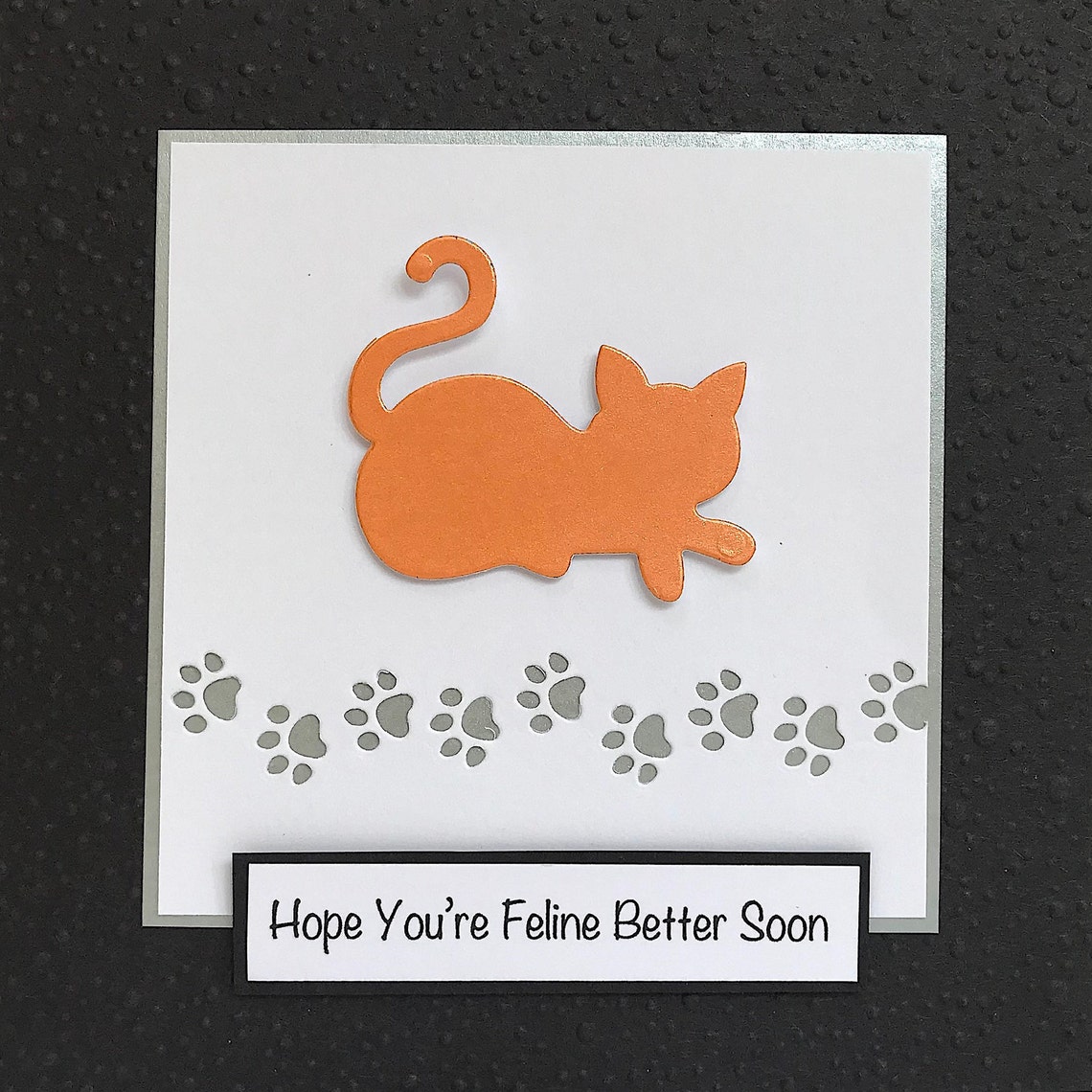 Cat Get Well Card. Hope You're Feline Better Soon. - Etsy