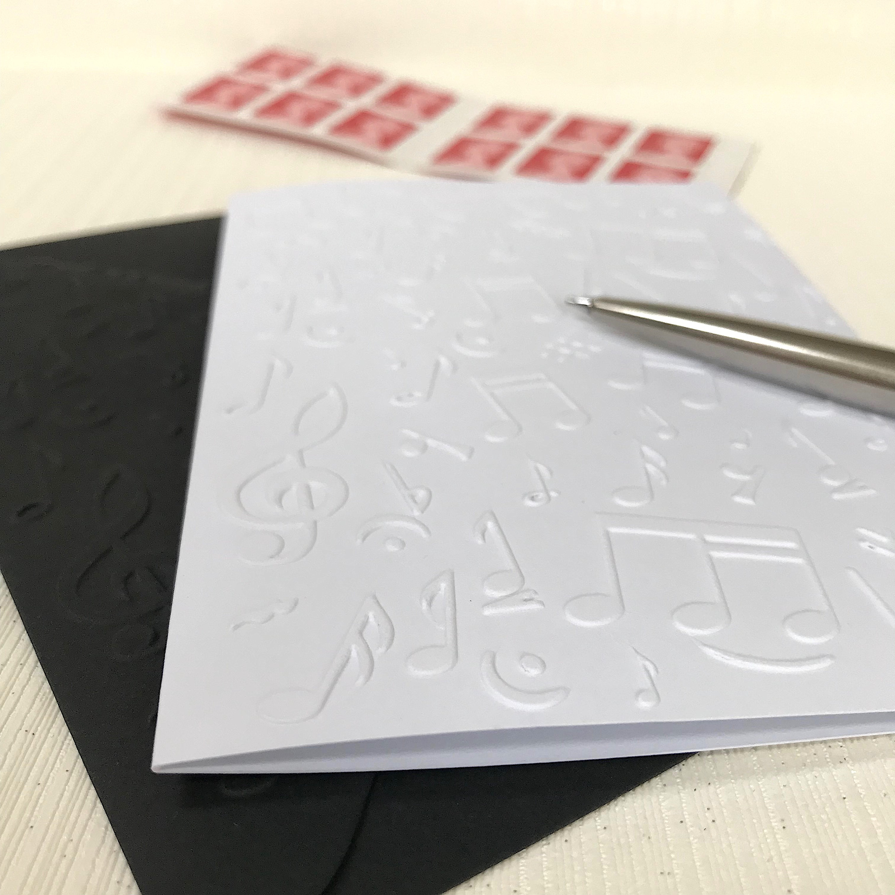 Paquete de tarjetas de notas musicales. Conjunto de 6 tarjetas | Etsy ...