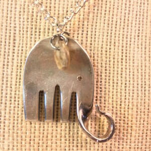 Elephant Fork Necklace With Shell ears - Etsy