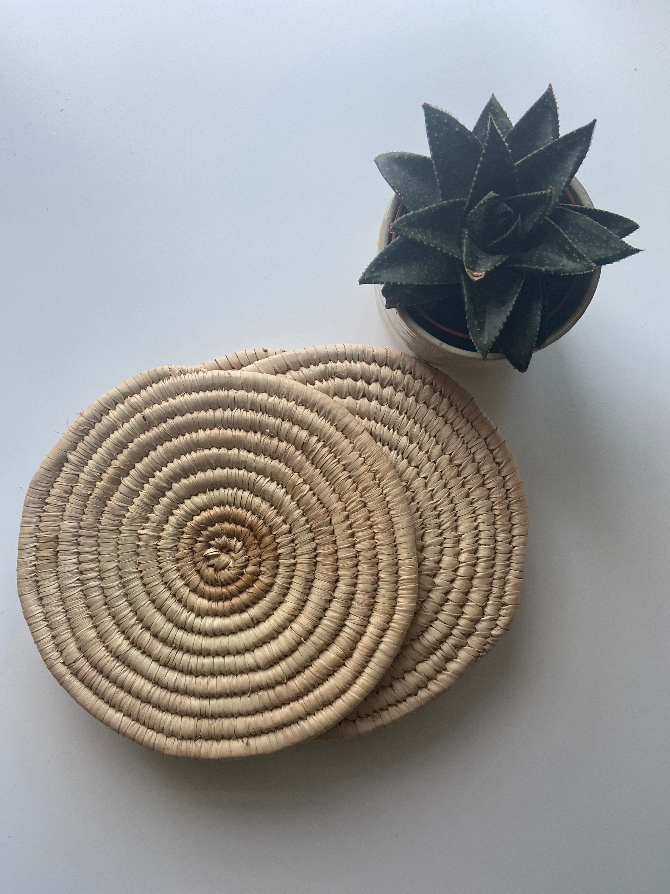 Natural African Handwoven Place Mat Wall Basket/nigerian Wall ...