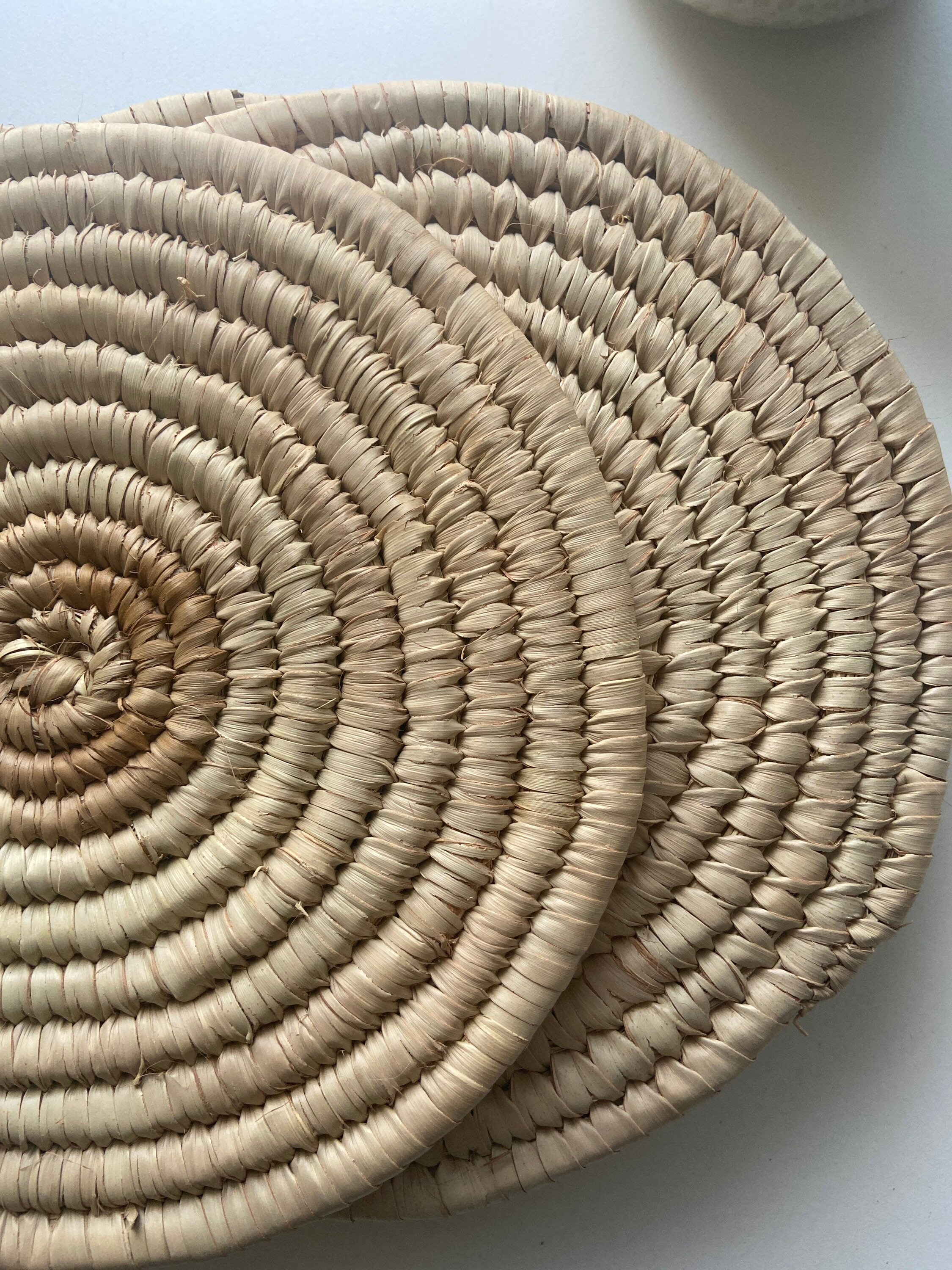 Natural African Handwoven Place Mat Wall Basket/nigerian Wall - Etsy