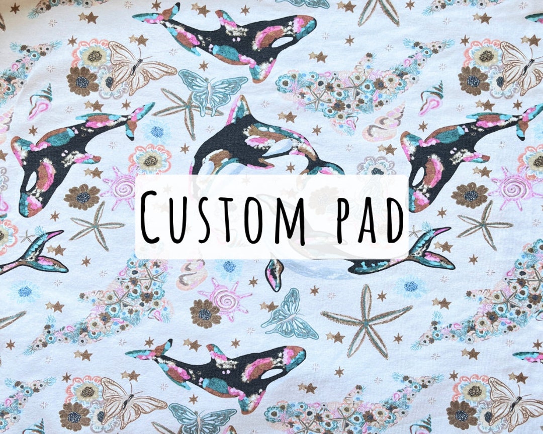 Custom Cloth Pad Jersey 7, 8, 9, 10, 12,14 and 16 Your Choice of Length ...