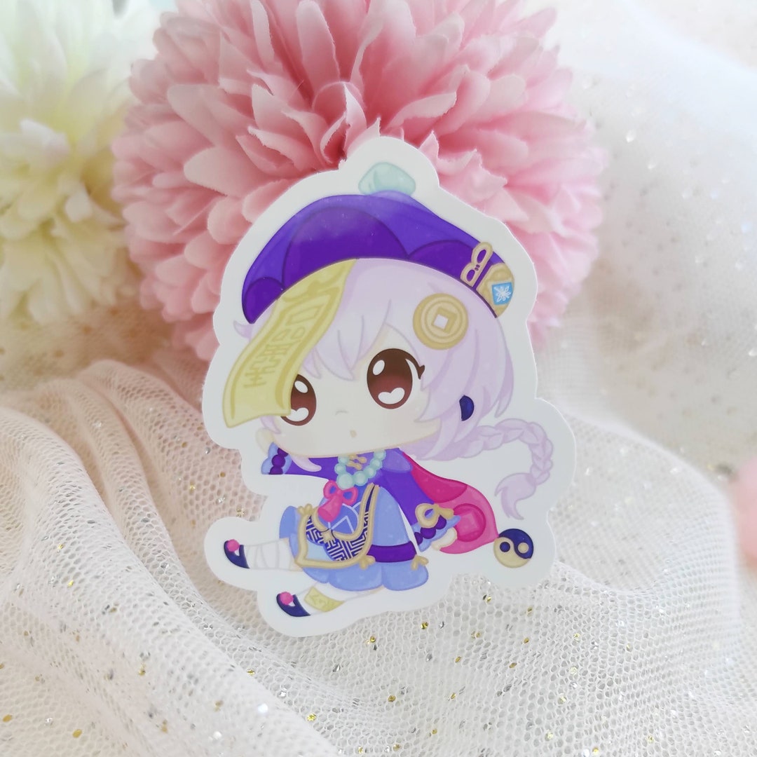 Sticker Qiqi Cute Vinyl Sticker Cryo Bubu Pharmacy Liyue Harbor Adeptus ...