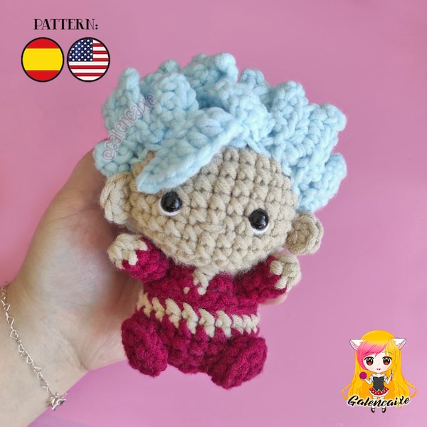 Crochet Anime Character Pattern - Etsy