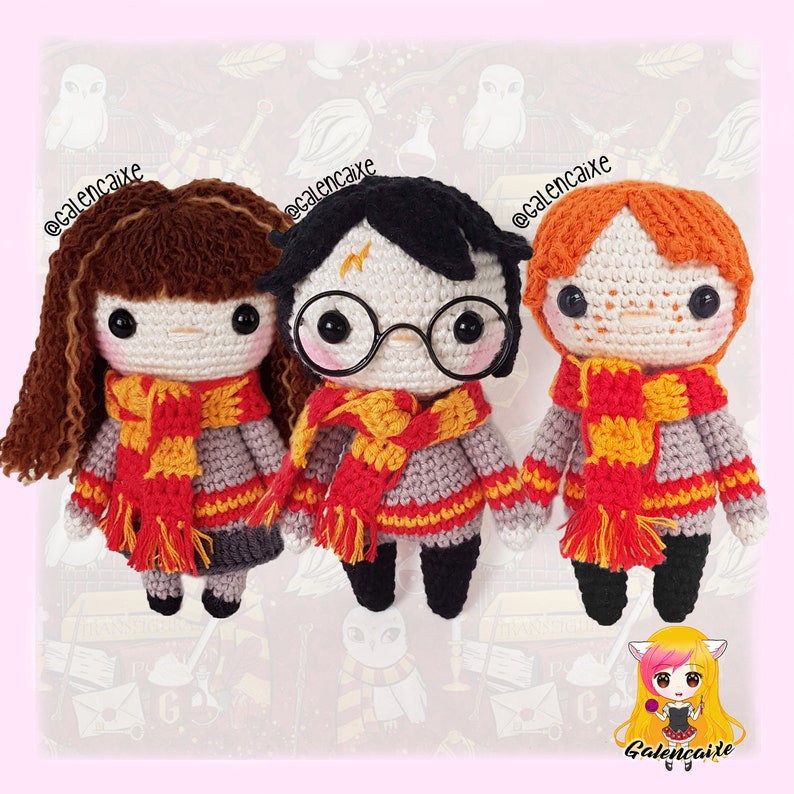 Amigurumi Pattern Crochet Doll Three Wizards Crochet PATTERN - Etsy