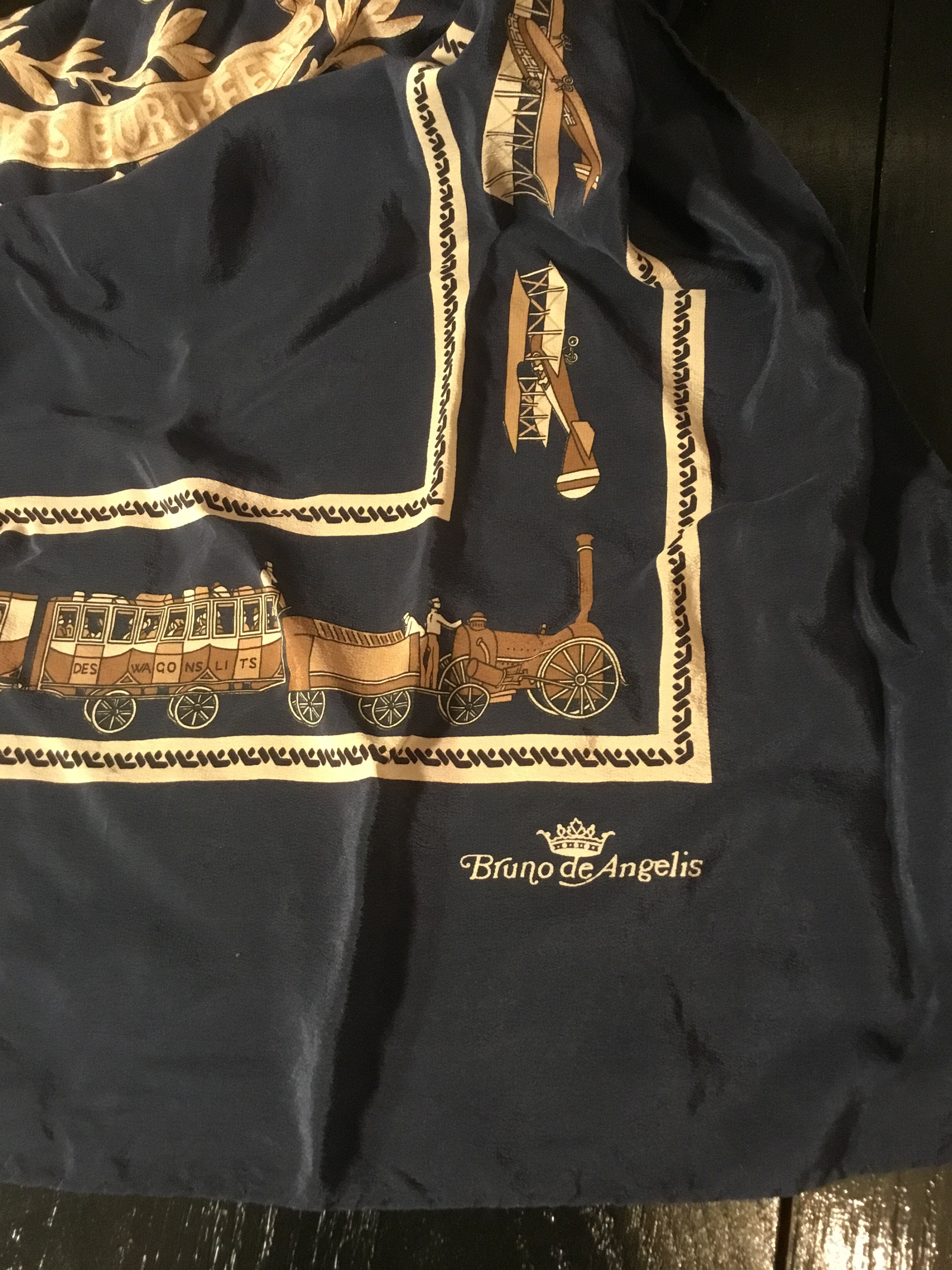 Bruno de Angelis Silk 'International des Wagons Lits et - Etsy España