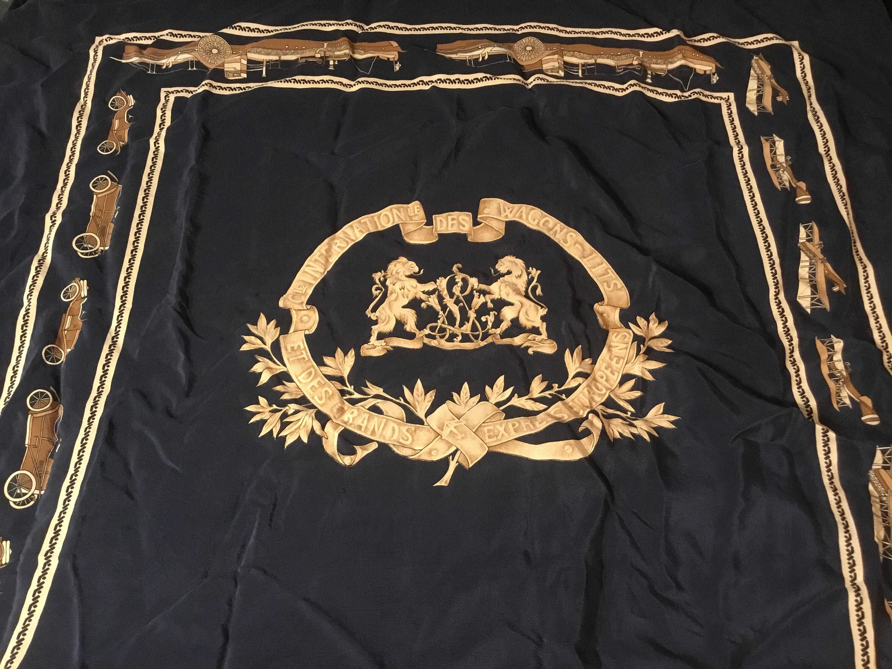 Bruno de Angelis Silk 'International des Wagons Lits et - Etsy España