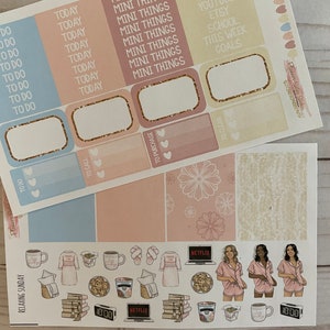 Matte! Relaxing Sunday, Weekly, Inspired, Themed, Planners Stickers ...