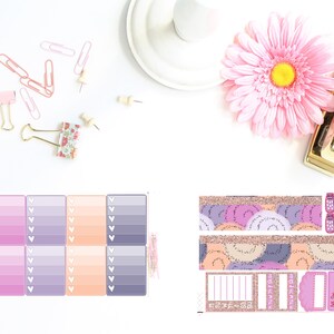 Matte! Fresh Peach, Weekly, Inspired, Themed, Planners Stickers Sets ...