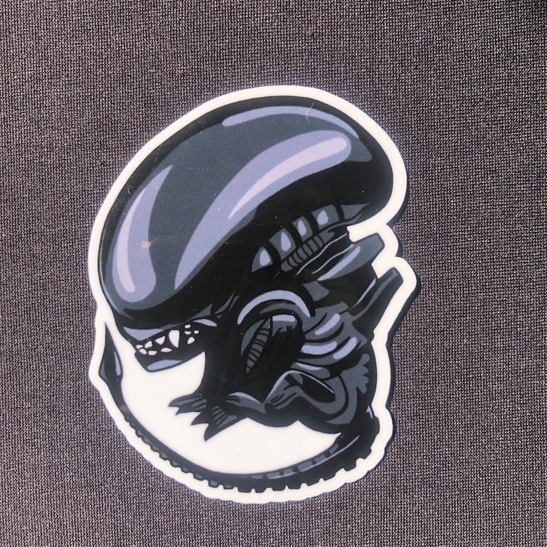 Chibi Horror Stickers- Alien - Etsy