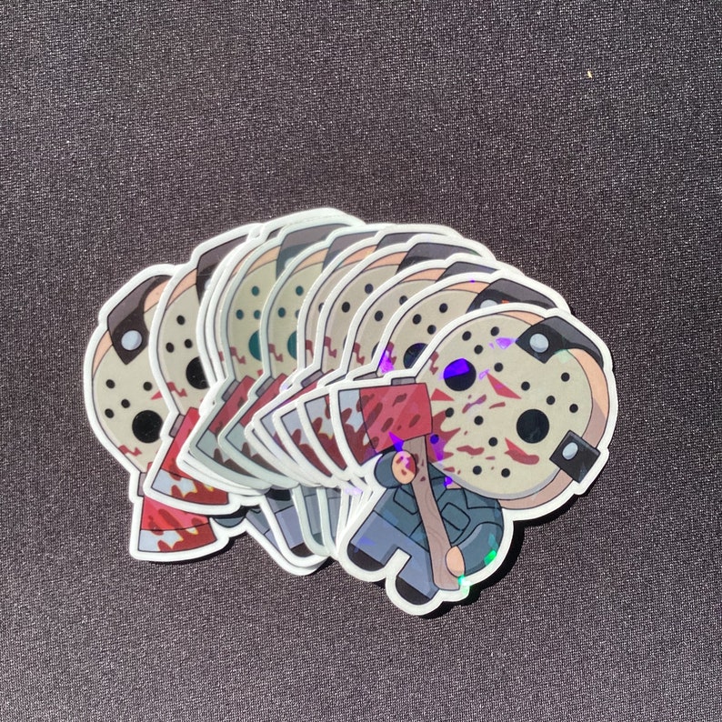 Chibi Horror Stickers- Jason Voorhees - Etsy