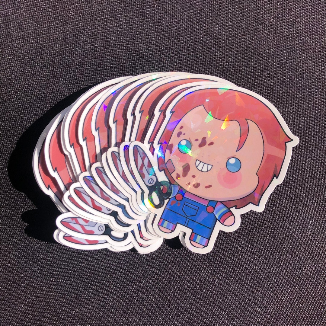 Chibi Horror Stickers- Chucky - Etsy