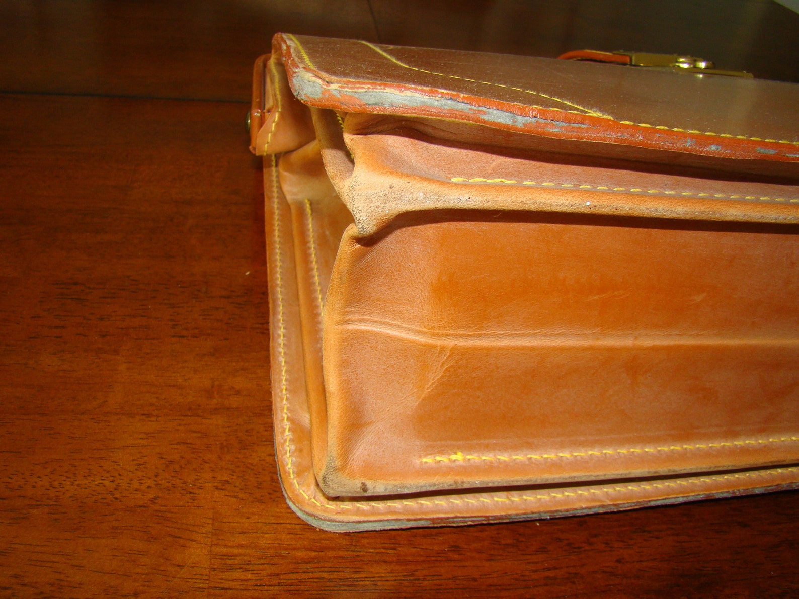 Papworth Cognac Bridle Leather Briefcase Briefbag Attache Whiskey ...