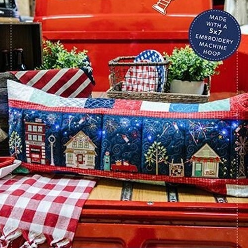 Gingers Kitchen Bench Pillow Kimberbell Machine EMBROIDERY CD - Etsy