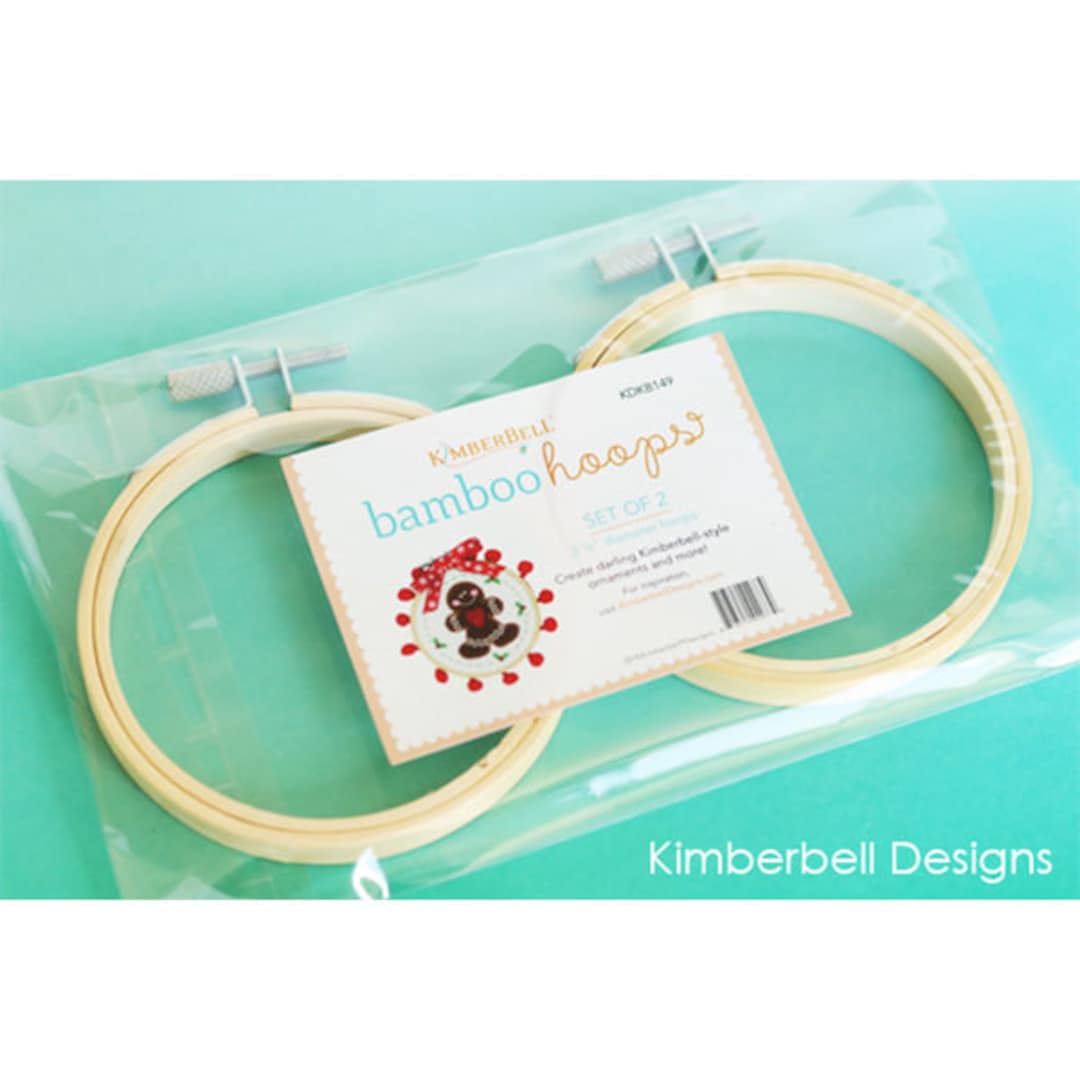 Bamboo Hoops by Kimberbell - Set of 2 – 3 1/2″ Diameter Hoops - KDKB149 ...
