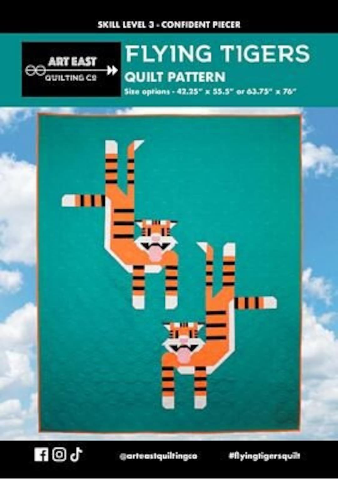 Flying Tigers Quilt Pattern by Art East Quilting Co - AEFT0322 - 2 ...