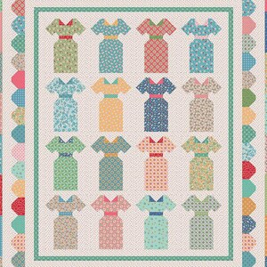 Millie's Dresses Quilt Pattern by Lori Holt of Bee in My Bonnet - ISE ...
