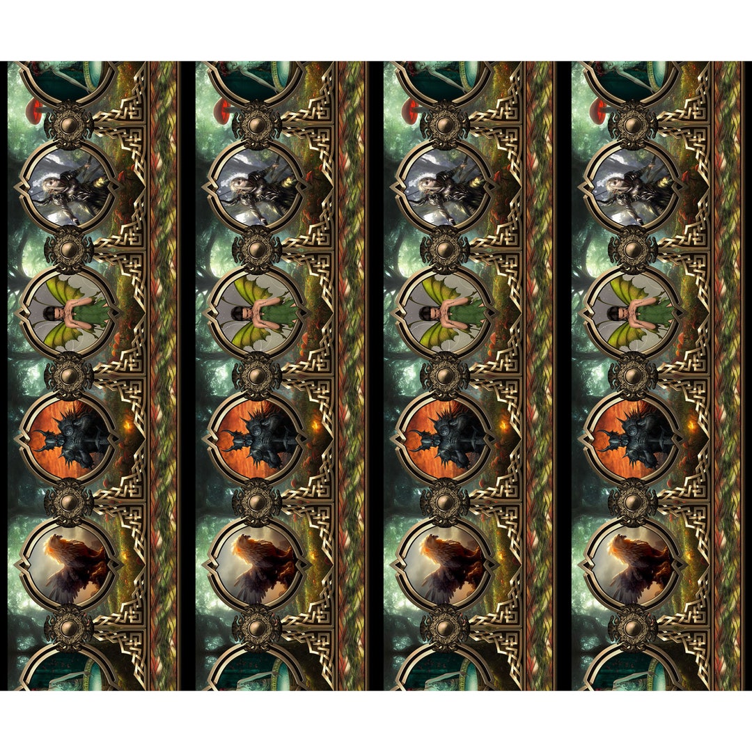 Border Print - Legendary Journeys by in the Beginning Fabrics - 3LJ-1 ...