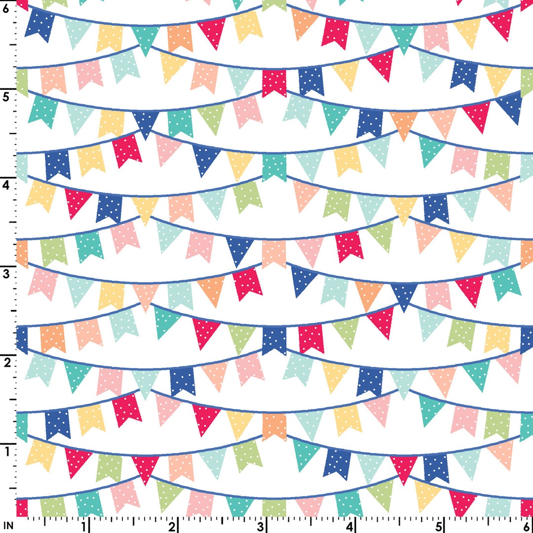 Celebration Flags-multi-brights - Celebration Collection by Maywood ...