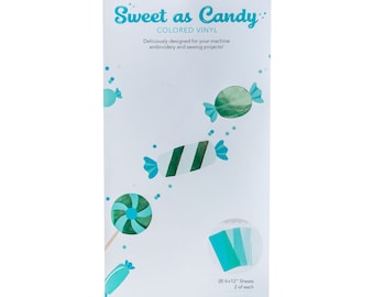 Kimberbell Sweet as Candy Colored Vinyl Pinks & Purples - Etsy