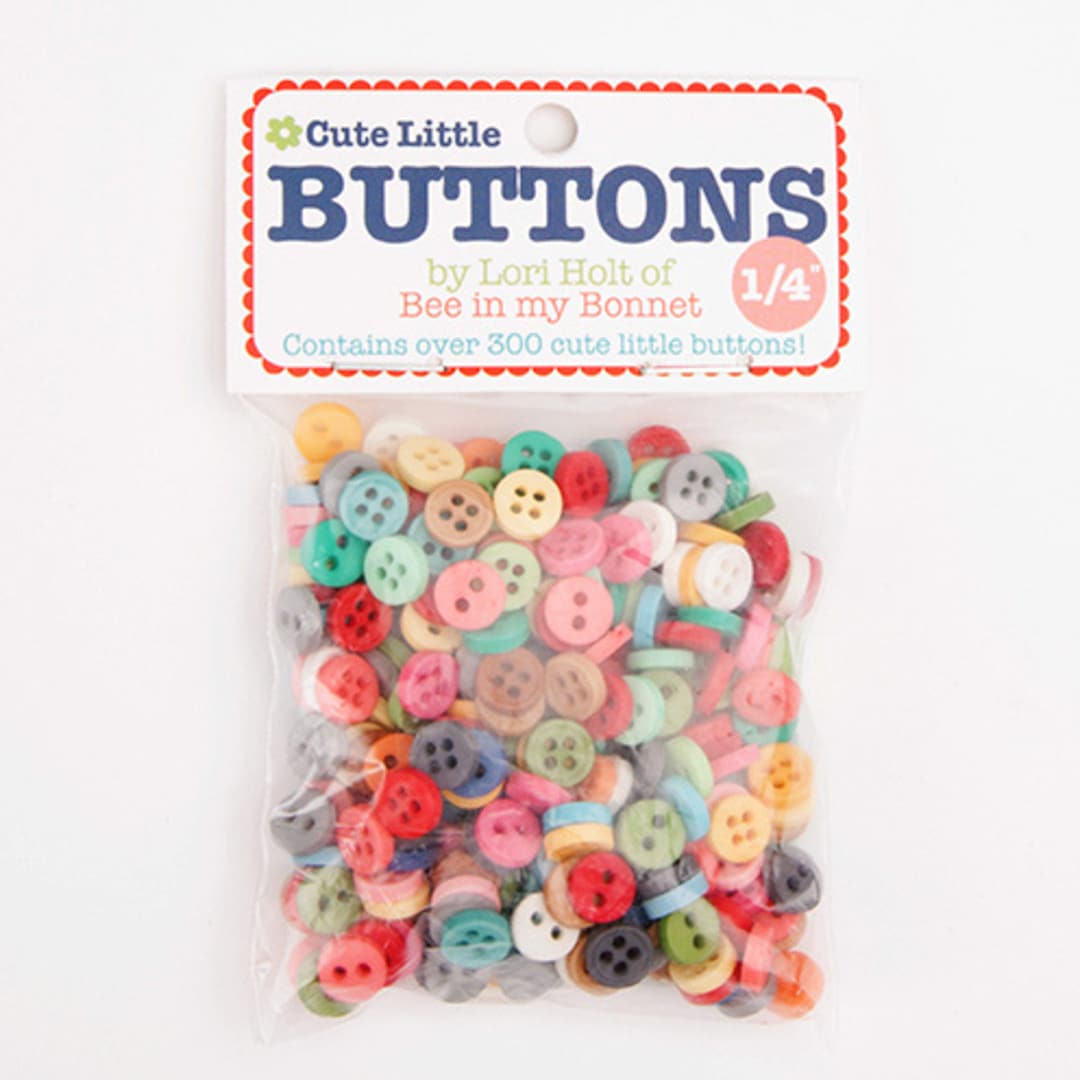 Cute Little Buttons by Lori Holt of Bee in My Bonnet - 1/4" - STB-6023 ...