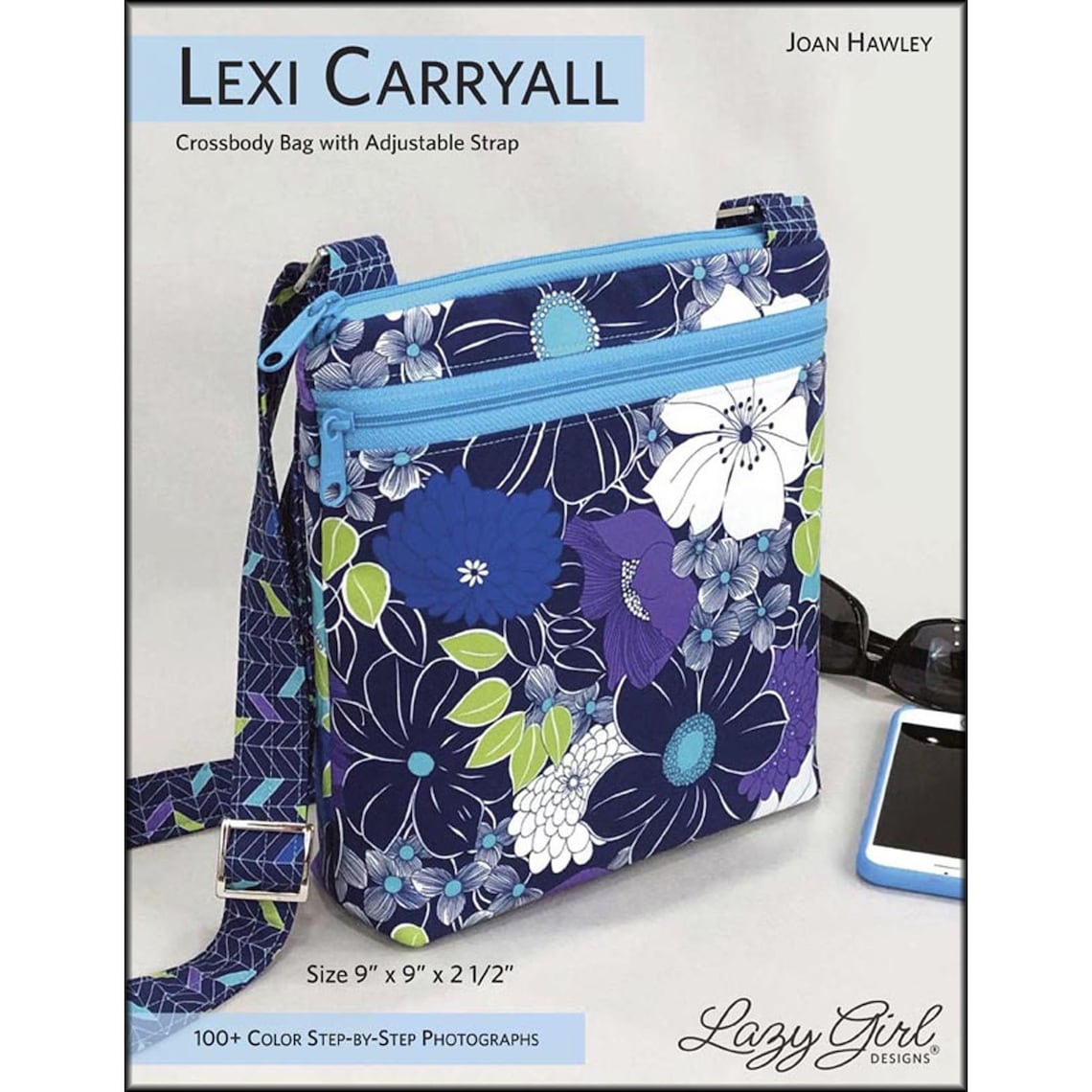 Lexi Carryall Crossbody Bag Pattern by Lazy Girl Designs | Etsy