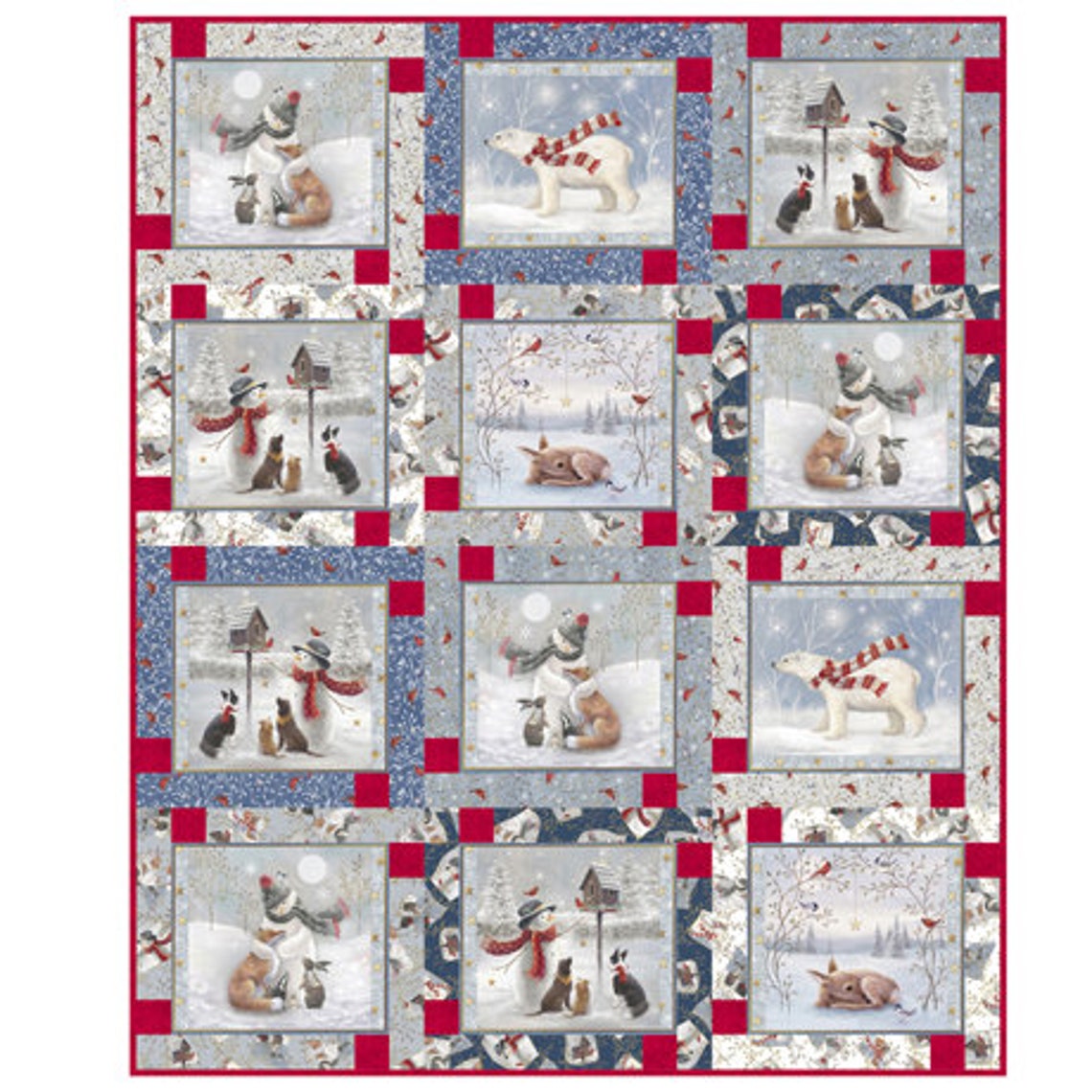 Block Talk Quilt Pattern by Swirly Girl Designs for QT Fabrics | Etsy