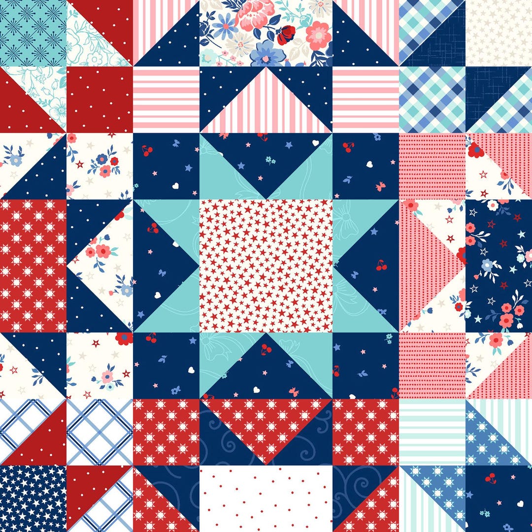Star Quilt - Star-spangled Beauty by Kimberbell Designs for Maywood ...