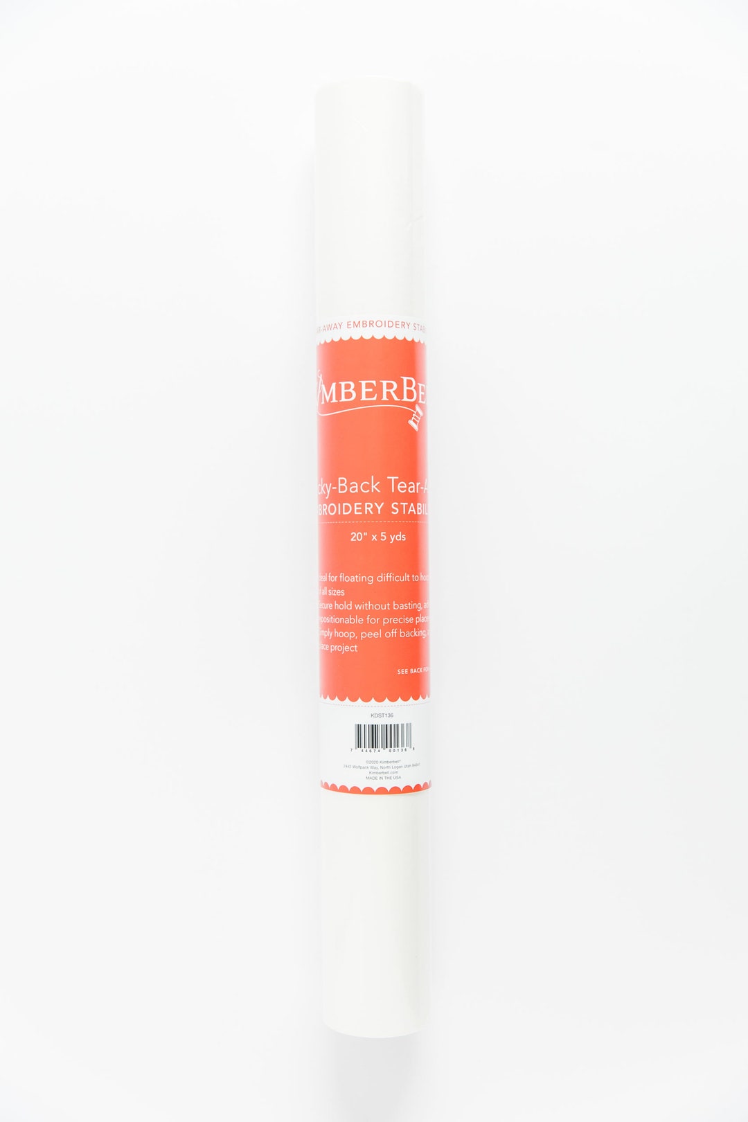 Sticky-back Tear-away Embroidery Stabilizer by Kimberbell Designs ...