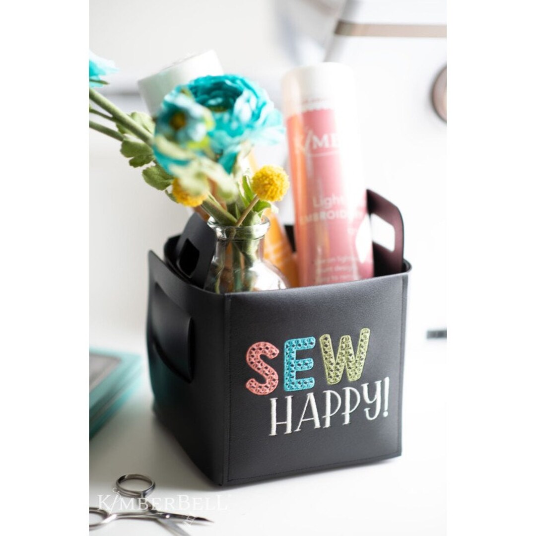 Folding Storage Tote Blank by Kimberbell Designs - KDKB265 - Black ...